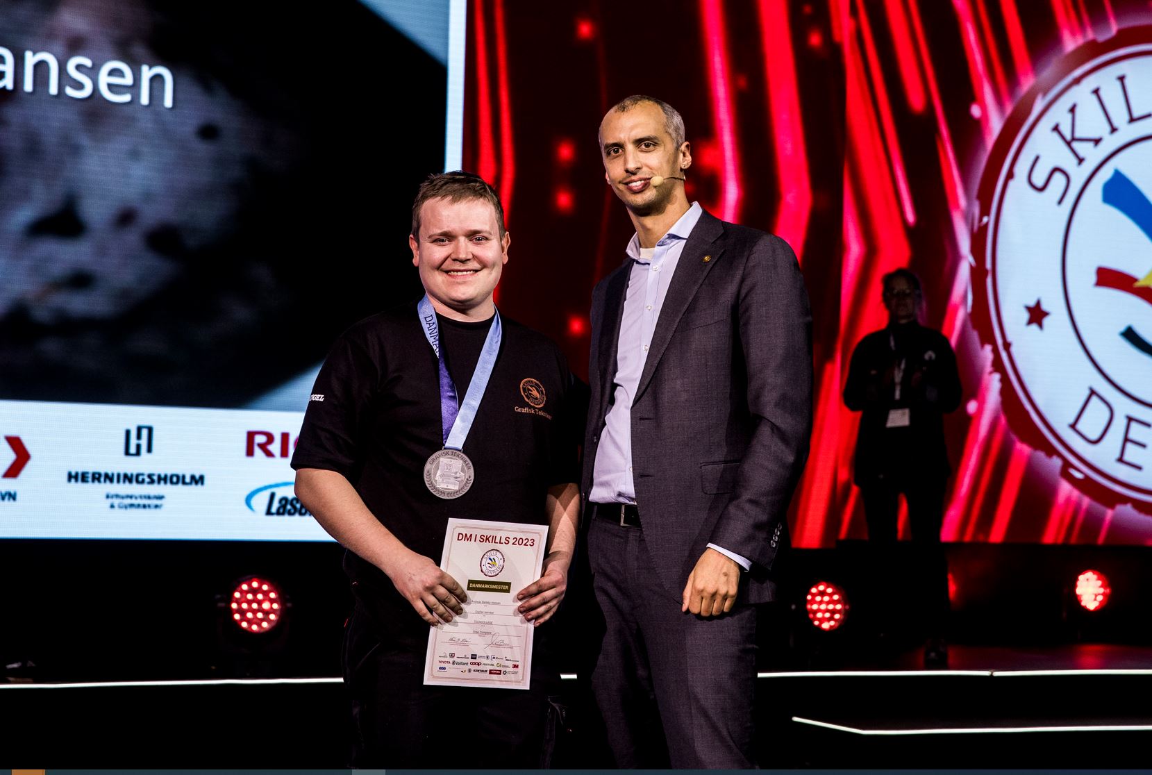 Andreas fra Horsens er nykåret danmarksmester som grafisk tekniker