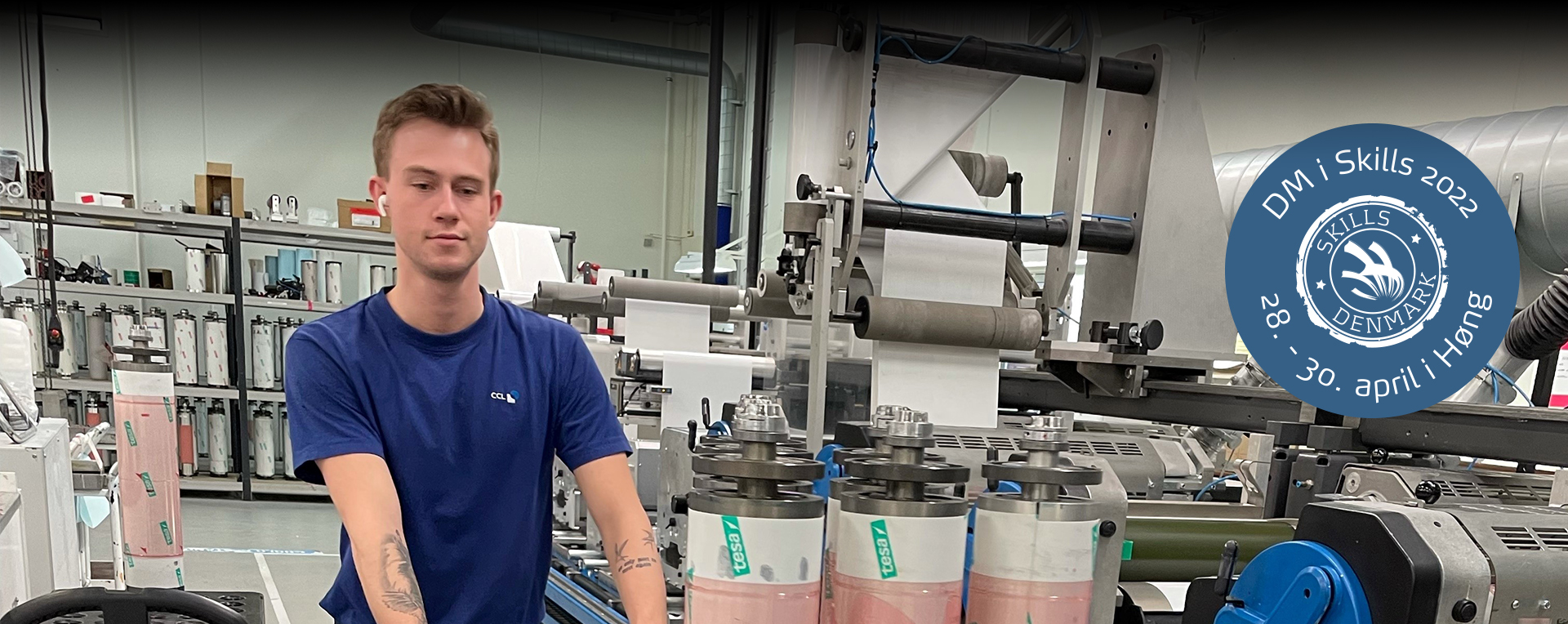 Grafisk tekniker Oliver: - jeg går altid 100% ind i tingene